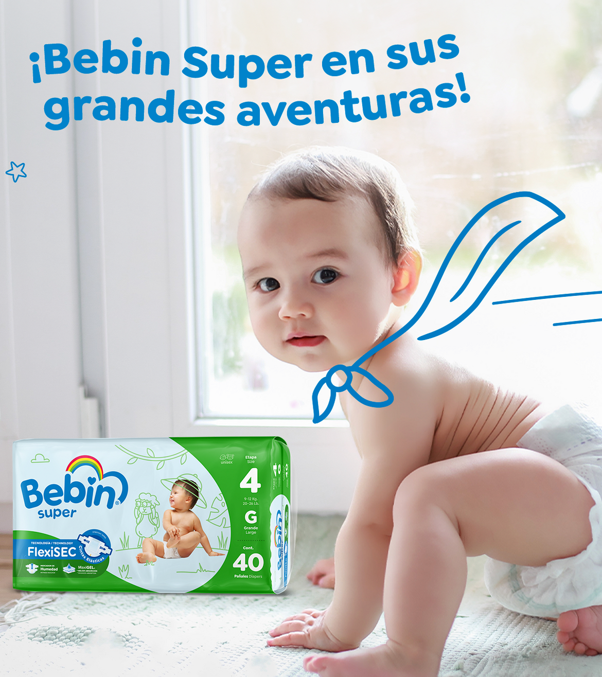 Bebin Super - Pañales para Bebé