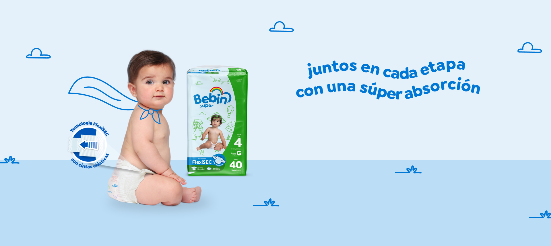 Bebin Super - Pañales para Bebé